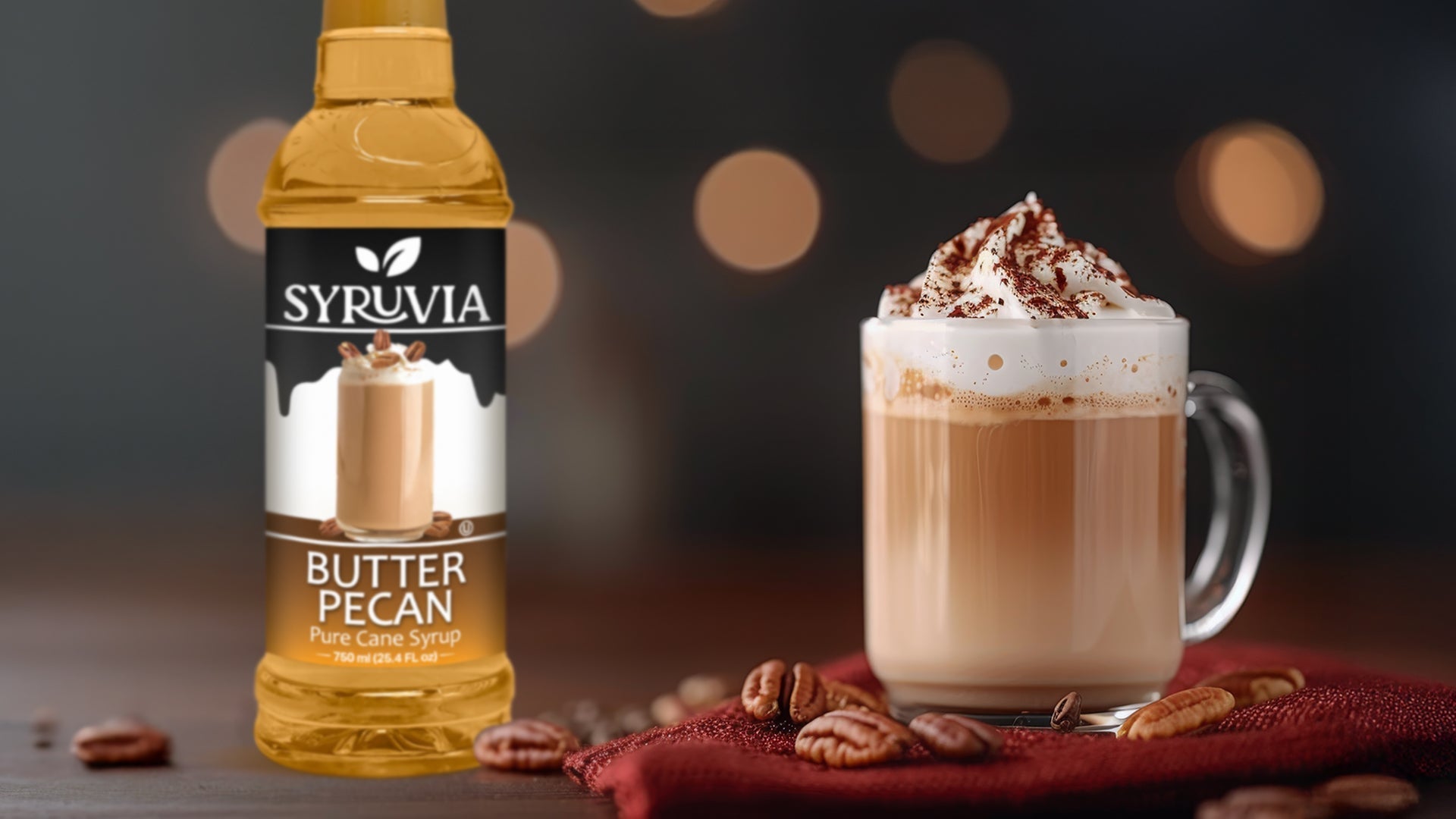 Easy Butter Pecan Coffee Syrup Recipe | Syruvia