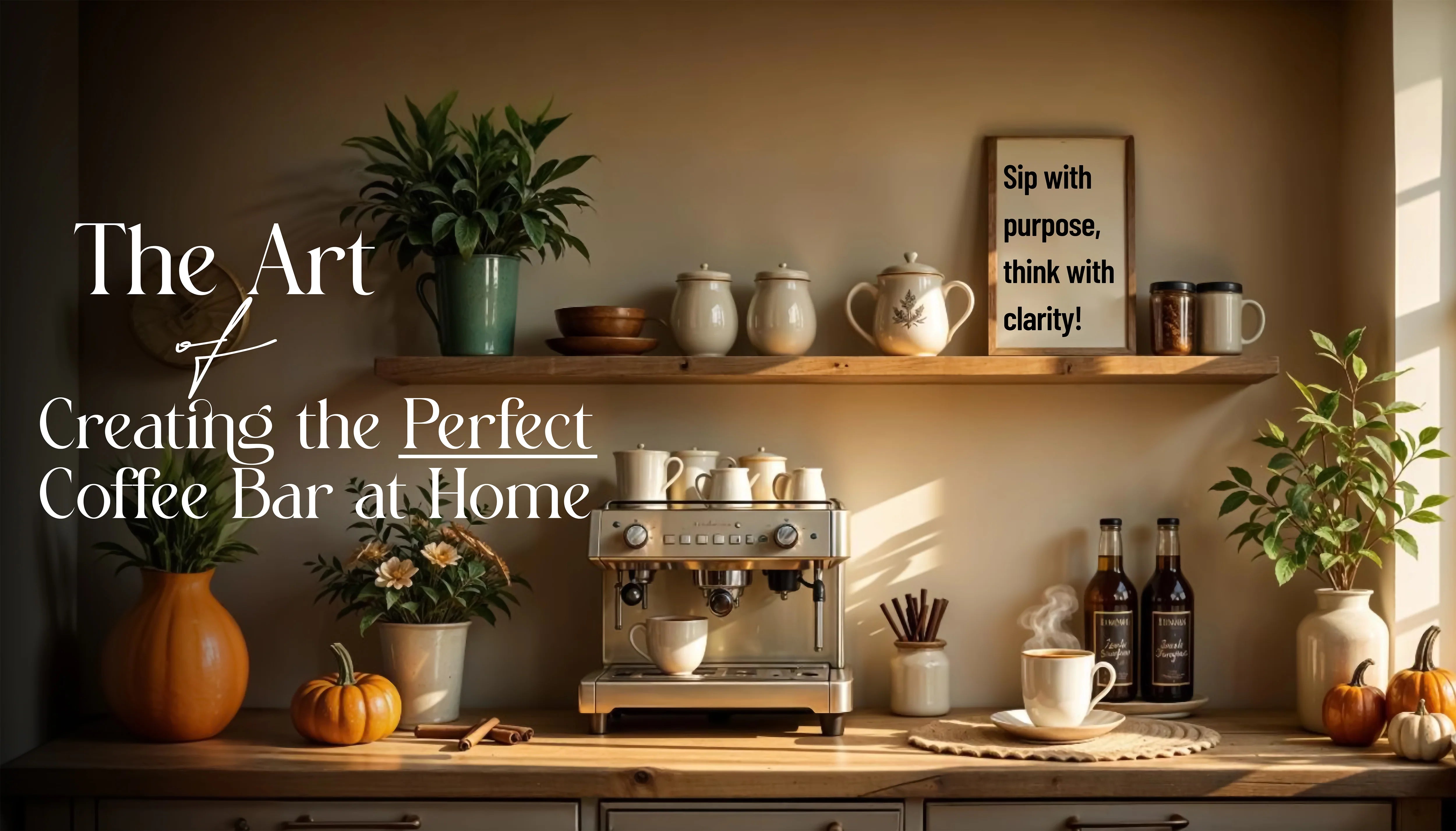 Create the Perfect Home Coffee Bar: Essential Tips and Equipment | Syruvia