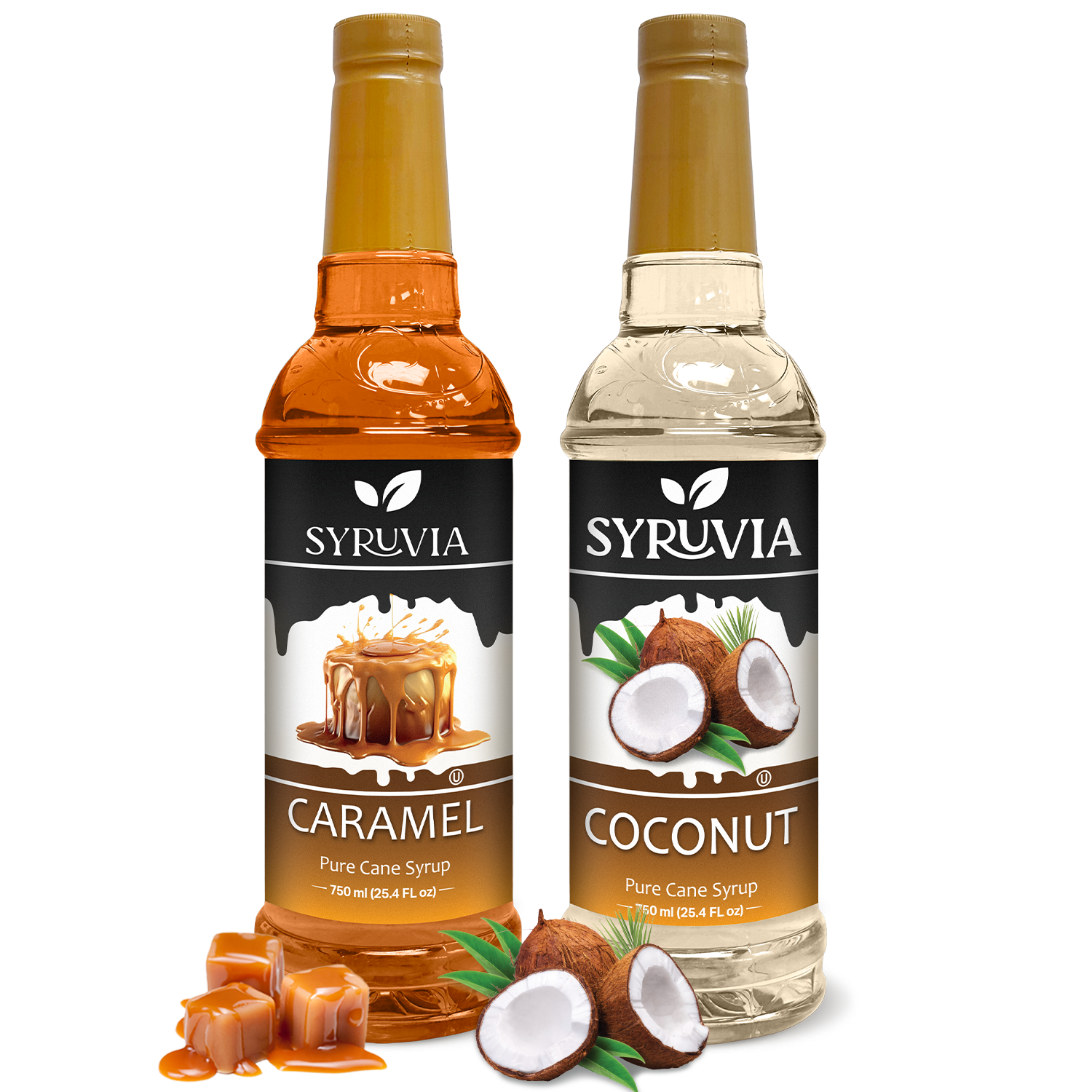 Variety Pack, Caramel, and Coconut Syrup – Syruvia