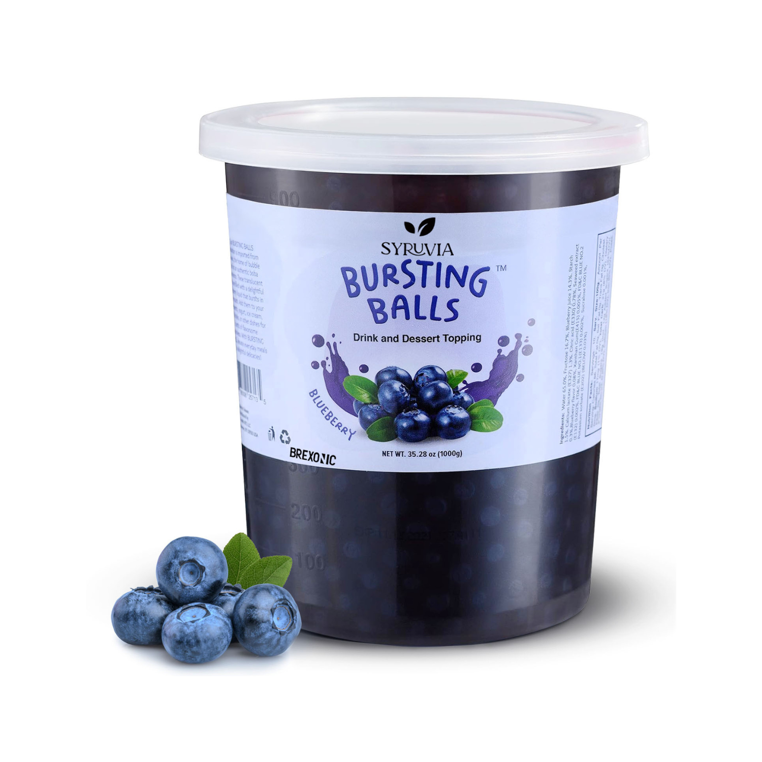 Blueberry Bursting Boba Pearls | Popping Boba for Bubble Tea - 2lb ...